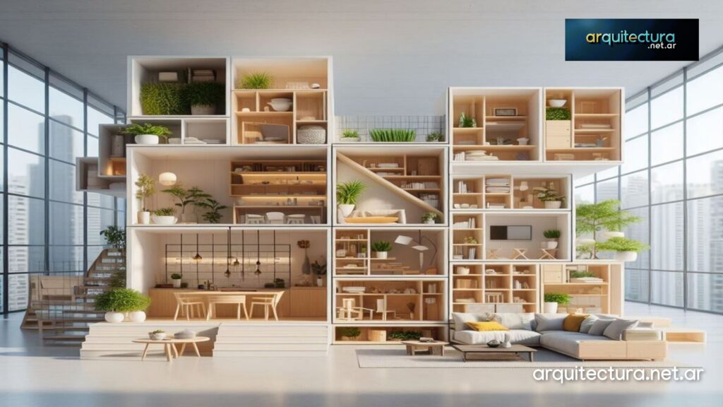 Muebles modulares y multifuncionales - Arquitectura.net.ar